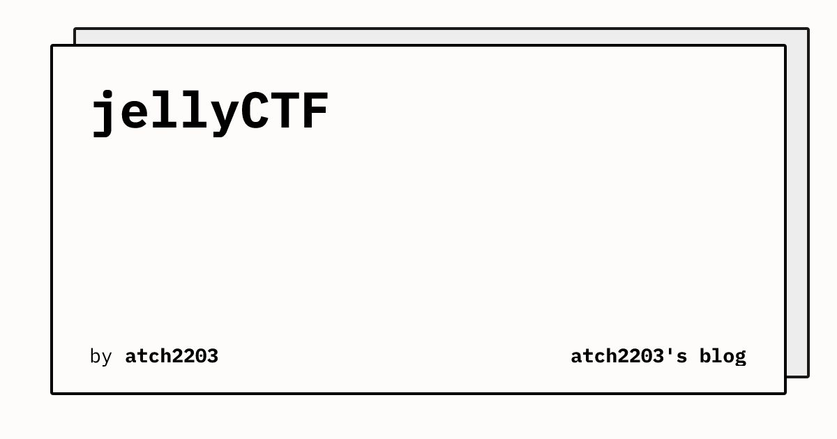 jellyCTF